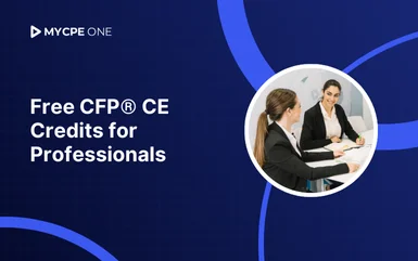 Free CFP® CE Credits for Professionals (2025) | MYCPE ONE