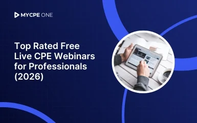 Free Live CPE Webinars for CPAs & Accountants | MYCPE ONE