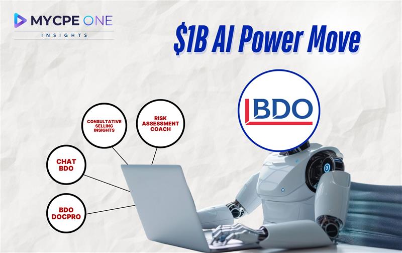 BDO's $1B AI Plan Reshapes Advisory | MYCPE ONE Insights