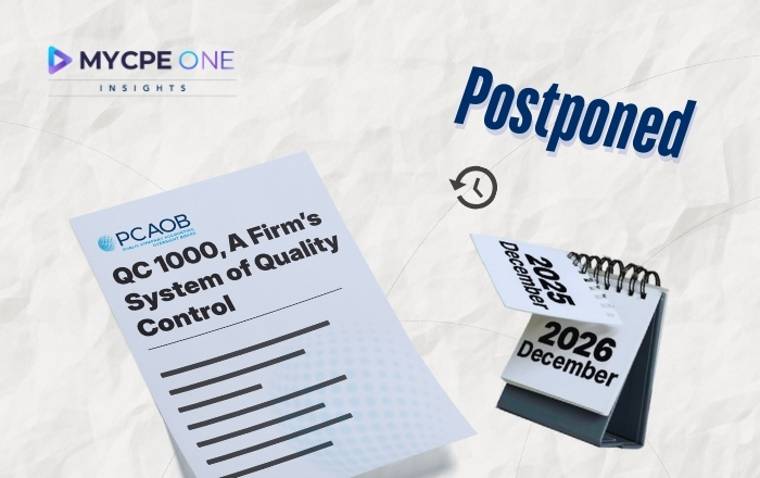 PCAOB QC 1000 Delay Explained | MYCPE ONE INSIGHTS