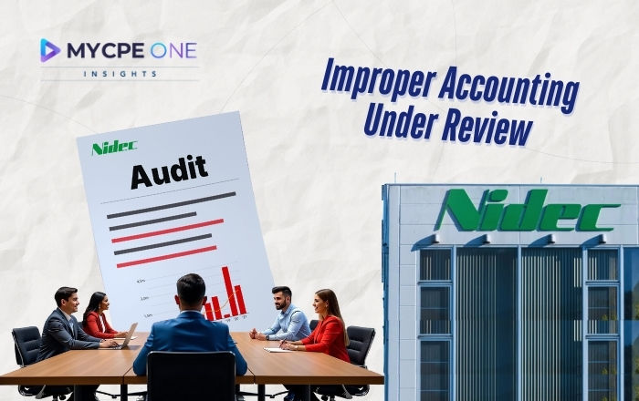 Nidec Moves to Repair Accounting Trust | MYCPE ONE Insights