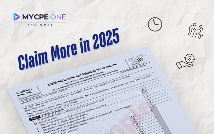 IRS Schedule 1A Offers New Tax Breaks | MYCPE ONE Insights