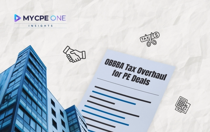 PE Tax Reform Shifts Under OBBBA | MYCPE ONE Insights