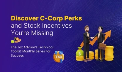 C Corp Benefits and Stock Incentives Guide | MYCPE ONE