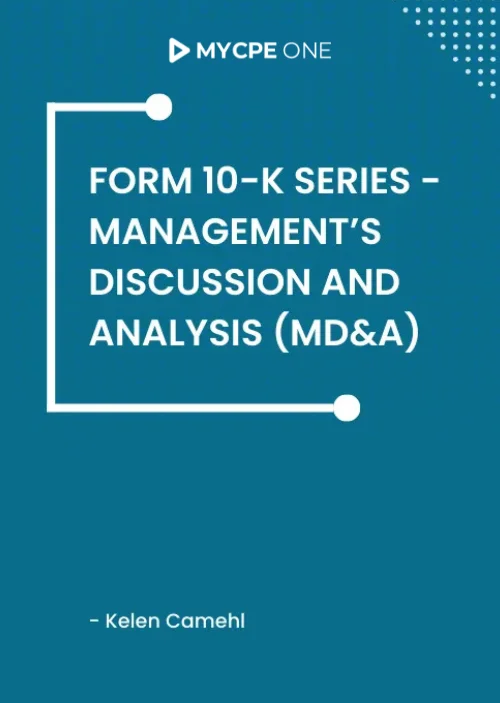 Form 10-K Financial Statements: Expert Analysis | MY-CPE