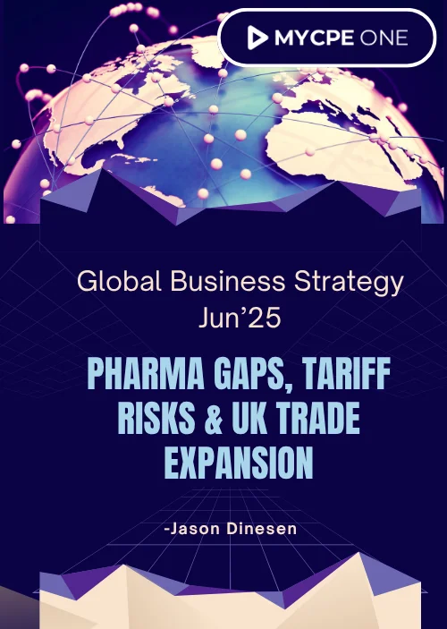 Global Pharma Strategy & Trade Insights | MYCPE ONE